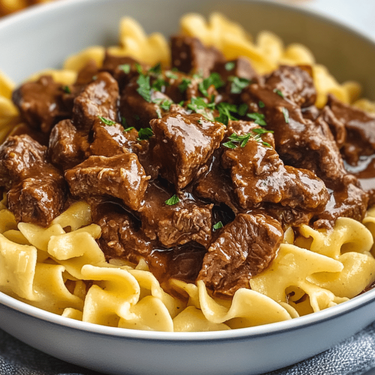 :Crockpot Beef Tips & Noodles