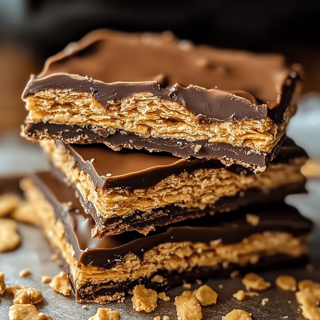 No-Bake Buckeye Graham Crackers