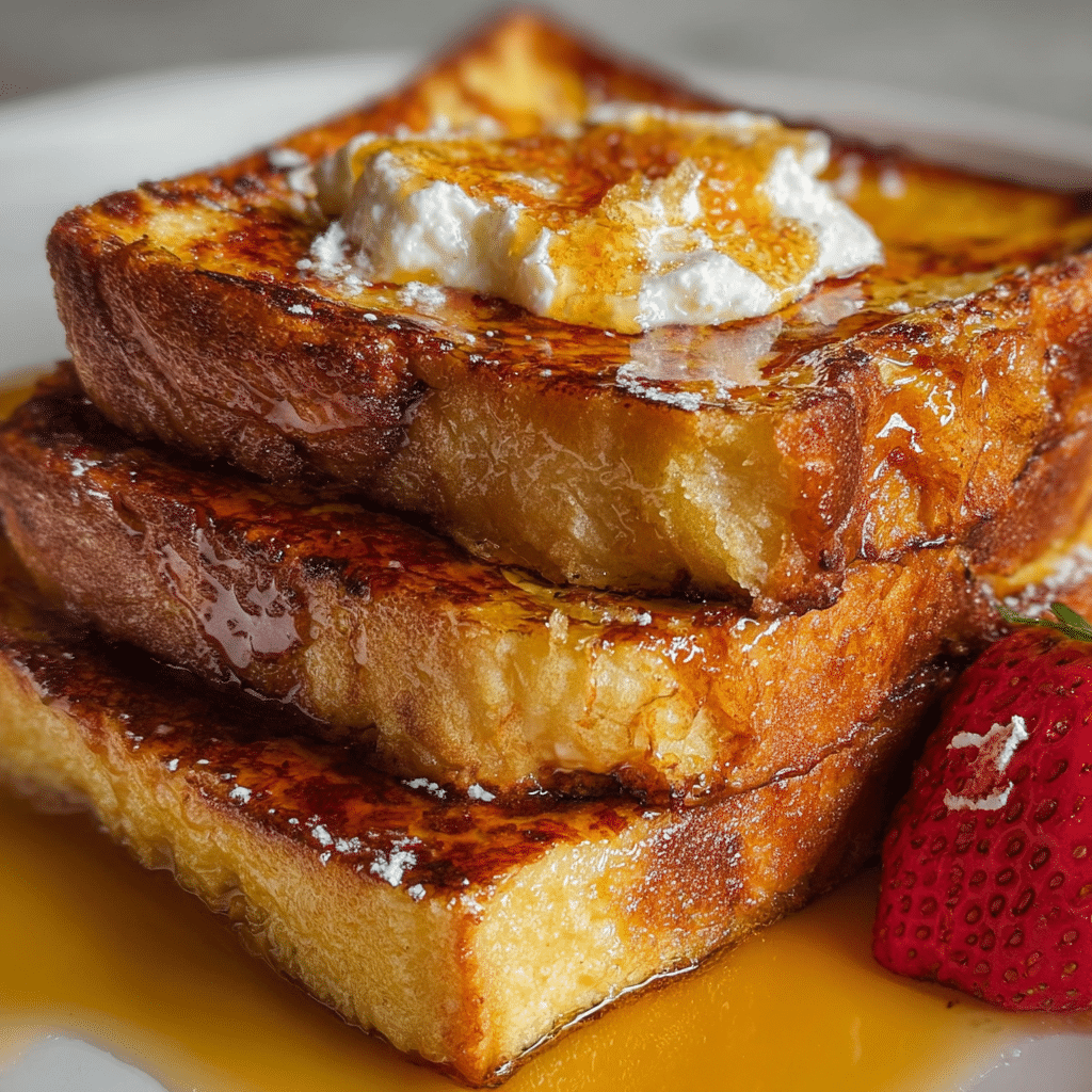 Overnight Crème Brûlée French Toast