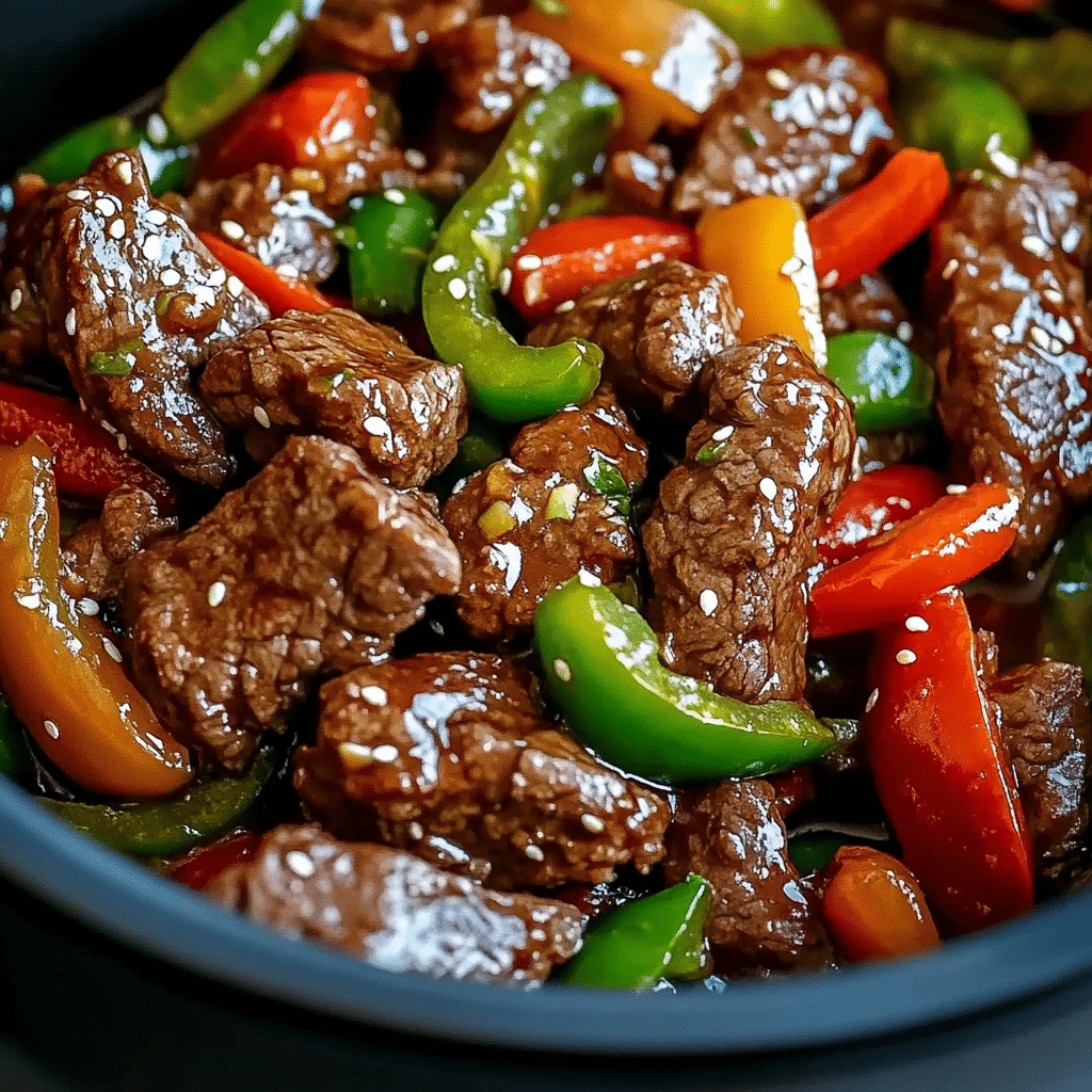 Pepper Steak in a Crock Pot