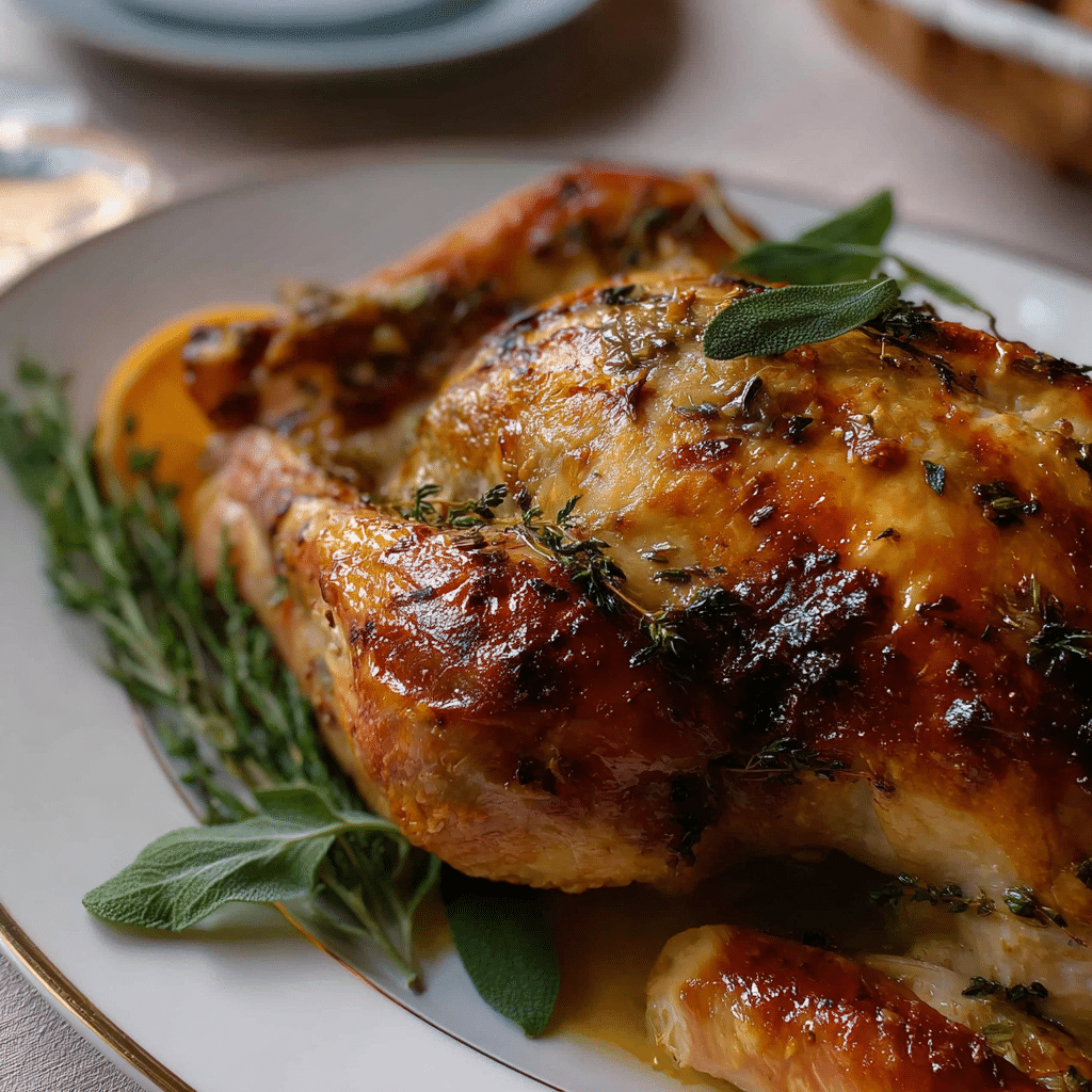 Citrus Butter Sage Roasted Turkey