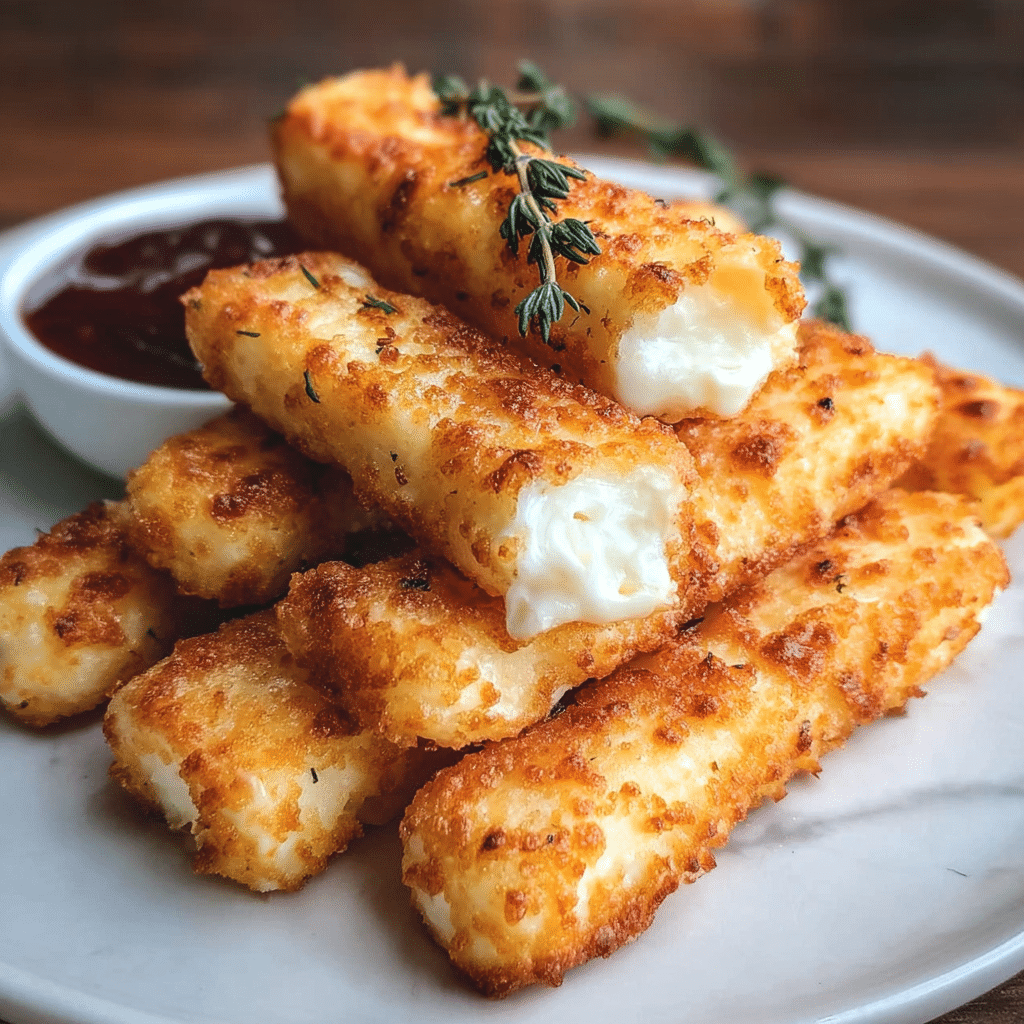 Deliciously Cheesy Cottage Cheese Sticks