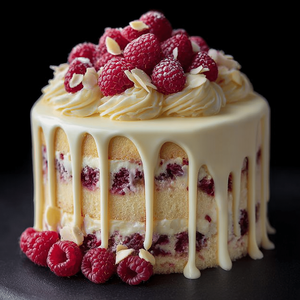 White Chocolate Raspberry Dream Cake Recipe