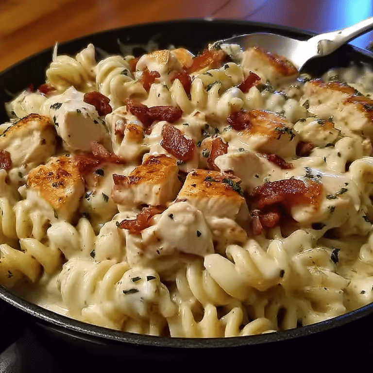 Creamy Ranch Bacon Chicken Pasta