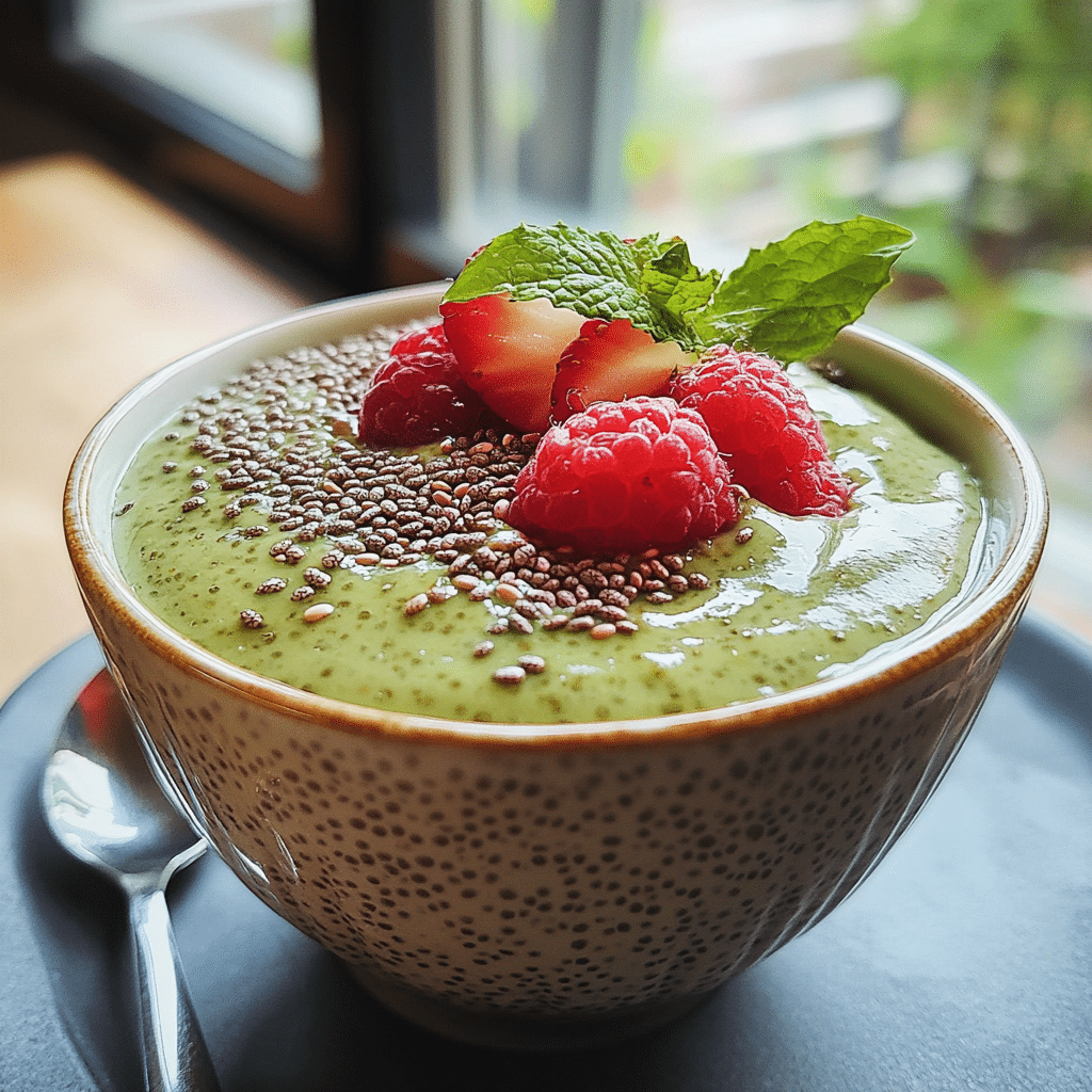 Matcha Chia Seed Pudding Recipe